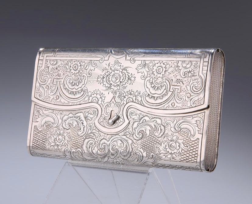 Antique Silver Cigarette & Cheroot cases