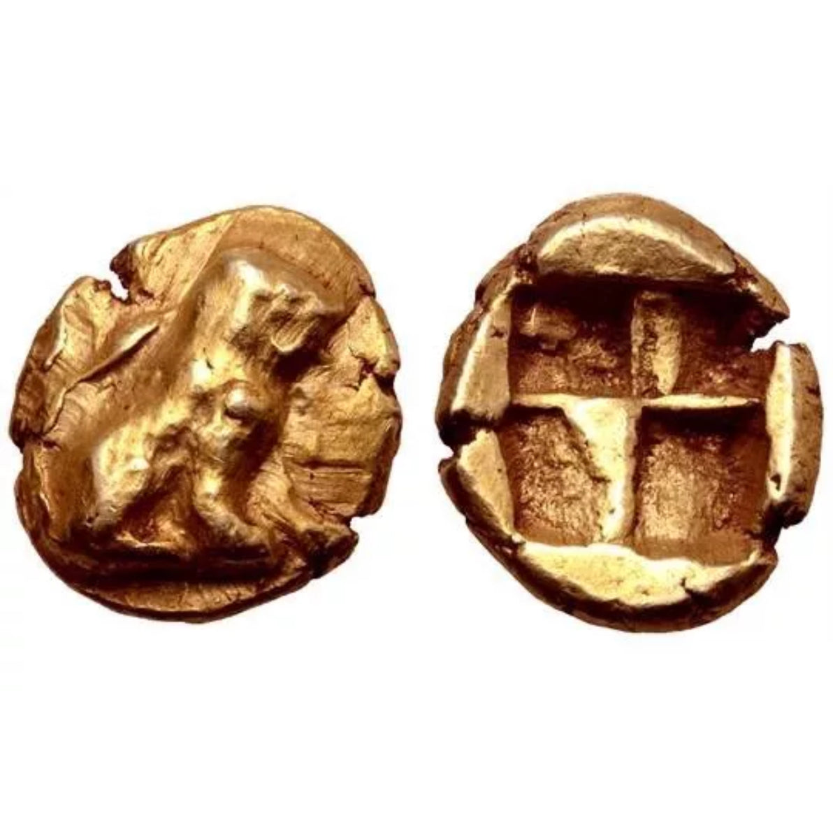 Asia Minor, Ionia, electrum Hekte, Circa 600-550 BC Extremely Rare